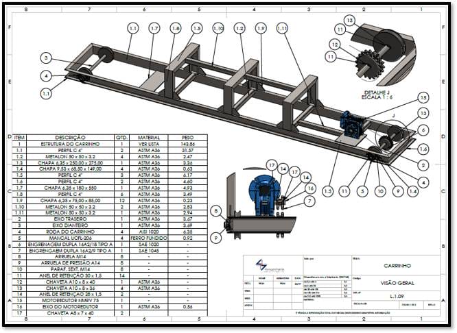 SOLIDWORKS Detalhamento Mecânico (Iniciante) - 4i Engenharia